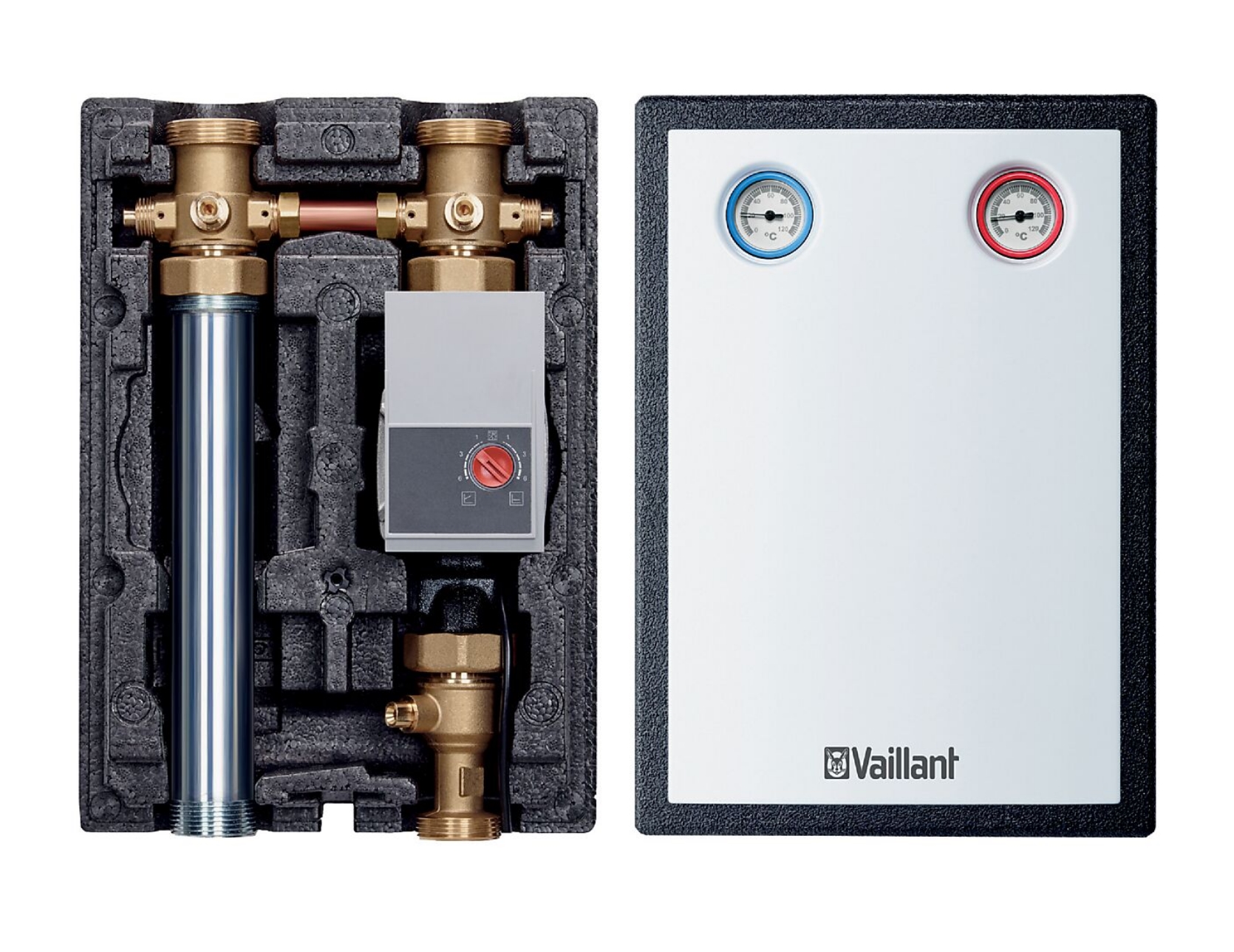 Prefab. pumpestasjon u/shunt for varmeanlegg - VVSButikk AS